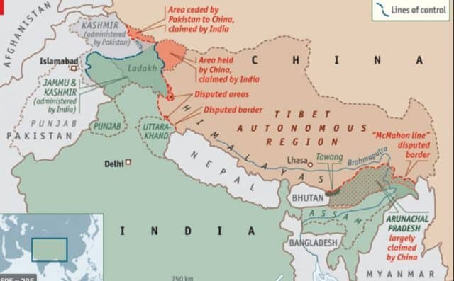 India’s Notorious Map of the Disputed Territories – Veterans Today ...